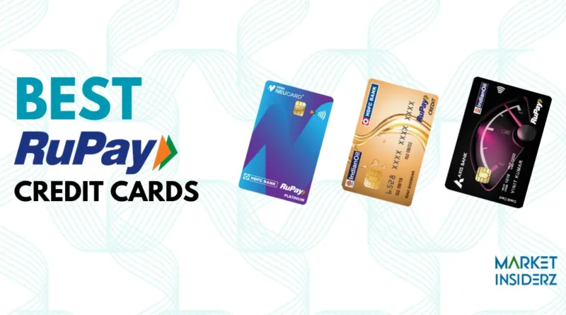 Best Rupay Credit Cards in India 2023 | Market Insiderz
